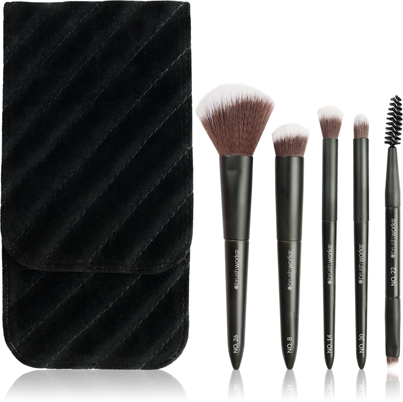 Brushworks Mini Travel Face & Eye Brush Set Travel Brush Set | notino.ie