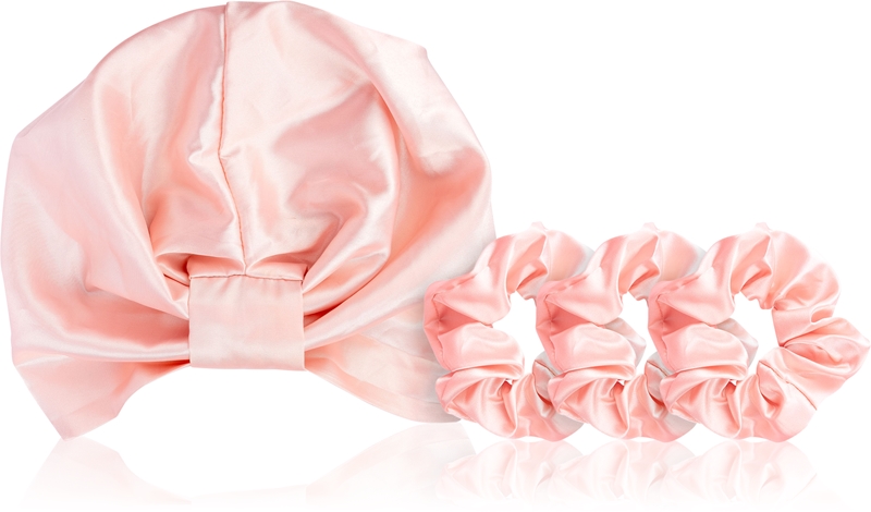 Brushworks Rejuvenating Satin Hair Turban and Scrunchie Set Satin-Set ...