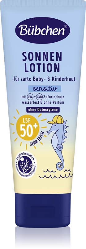Bübchen Sensitive Sun Lotion SPF 50+ schützende Sonnenmilch für Kinder | notino.ch