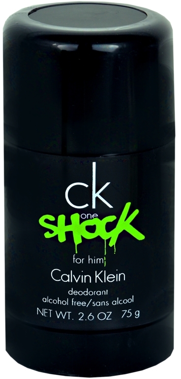 Calvin Klein CK One Shock Deodorant Stick voor Mannen 75 ml (Alcoholvrij) | notino.nl