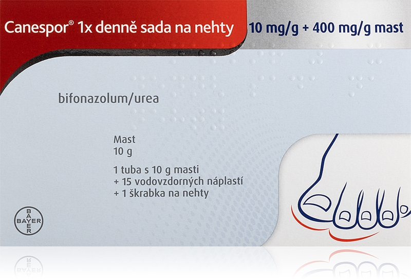 Canespor Canespor sada na nehty 10 mg/g + 400 mg/g sada (pro léčbu nehtové mykózy) | notino.cz