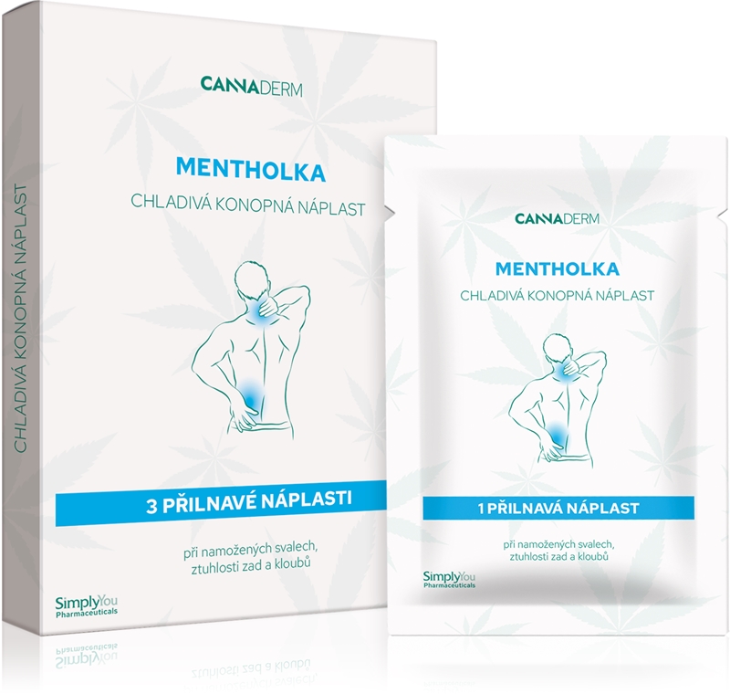 Cannaderm Mentholka cooling hemp patch kølende plaster | notino.dk