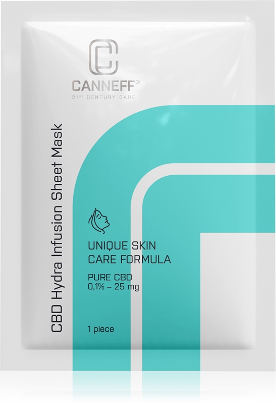 Canneff Balance CBD Hydra Infusion Sheet Mask Moisturising face sheet ...