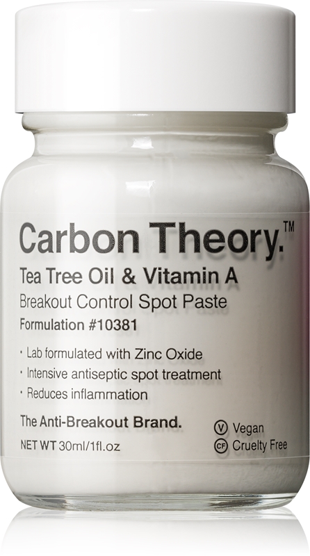 Carbon Theory Tea Tree Oil & Vitamin A lokální péče proti akné | notino.cz
