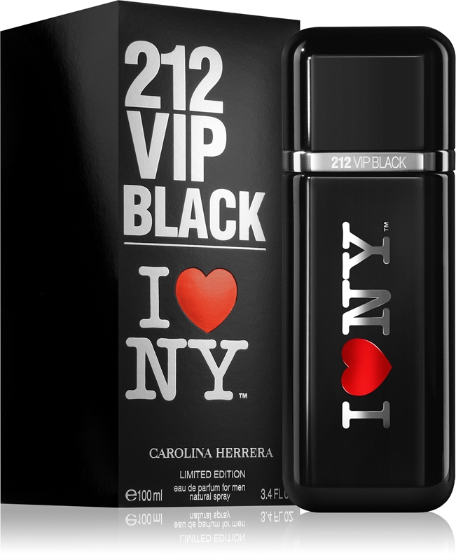 CAROLINA HERRERA 212 VIP Black I love New York Eau de Parfum voor ...