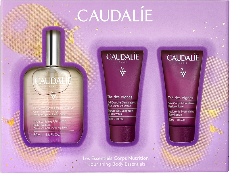 Caudalie The Nourishing Body Essentials Set gift set for body and hair ...