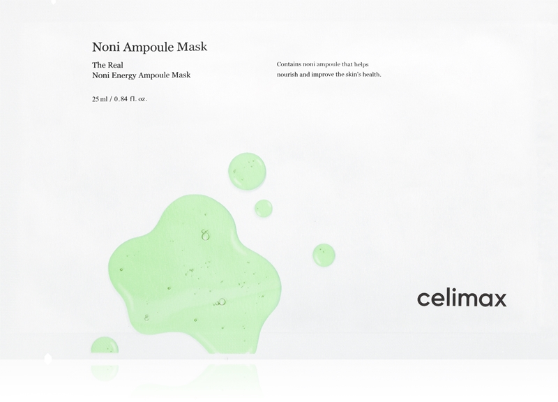 celimax The Real Noni Moisturising face sheet mask with firming effect ...