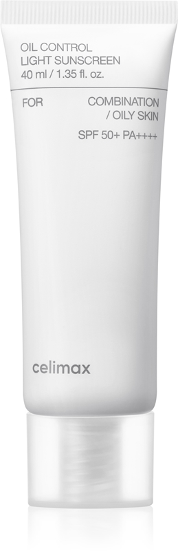 celimax Oil Control Light Sunscreen Sunscreen SPF 50+ for oily and ...