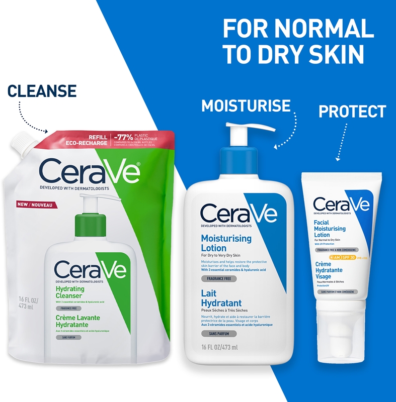 CeraVe Refill Hydrating Cleanser Reinigungsemulsion mit ...