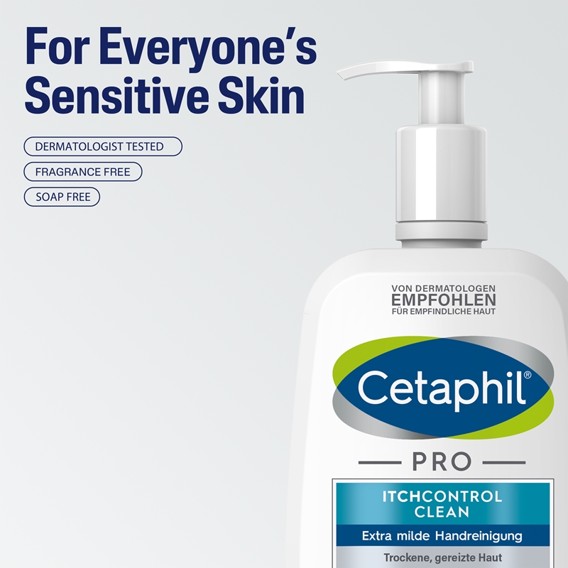 Cetaphil PRO ItchControl Clean Gentle Liquid Hand Soap | notino.ie