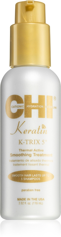 CHI Keratin K-Trix 5 tratamiento termoactivo suavizante | notino.es