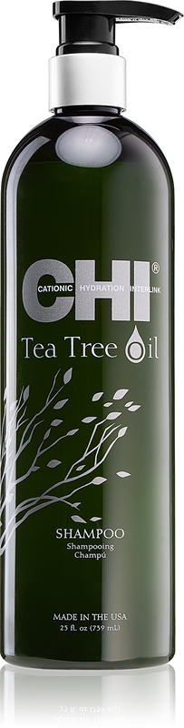 CHI Tea Tree Oil Shampoo champô para cabelo e couro cabeludo oleosos ...