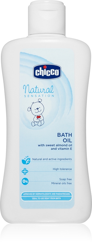 Chicco Natural Sensation Bath Oil Bad- och duscholja för barn | notino.se