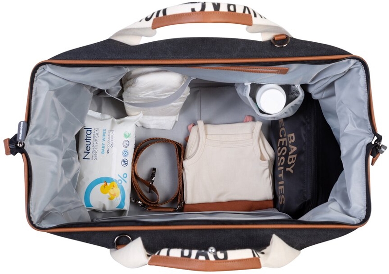 Childhome Mommy Bag Canvas Black baby changing bag | notino.ie