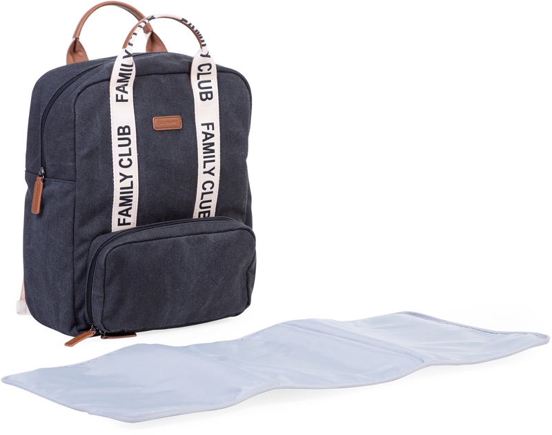Childhome Family Club Black baby changing backpack | notino.co.uk