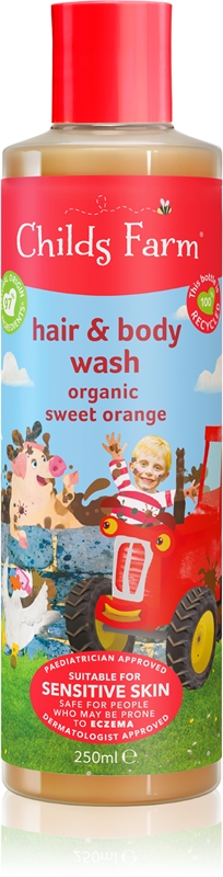 Childs Farm Hair & Body Wash hair and body wash emulsion for children ...