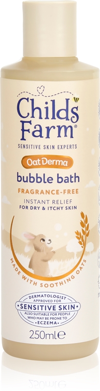Childs Farm OatDerma Bubble Bath banho de espuma e gel de duche sem ...