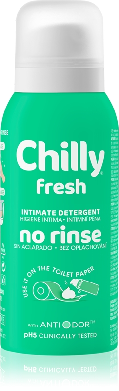 Chilly Fresh No Rinse Refreshing Cleansing Foam for intimate hygiene ...