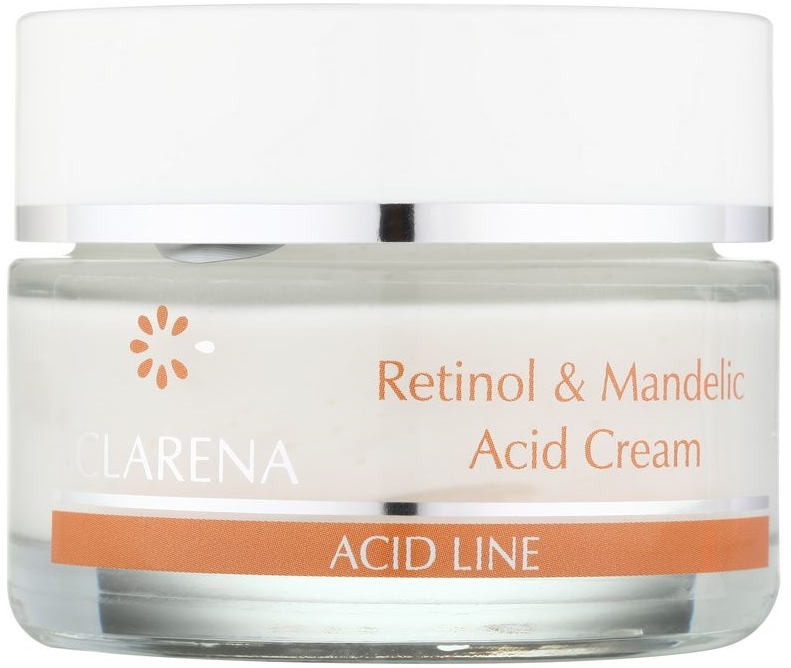 Clarena Acid Line Retinol & Mandelic Acid crème de nuit pendant et ...