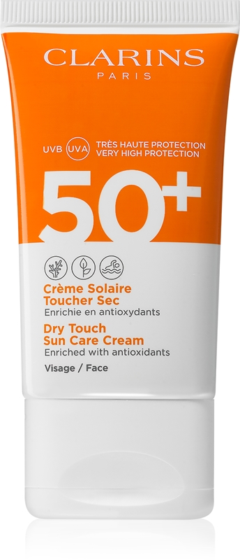 Clarins Dry Touch Sun Care Cream sunscreen SPF 50+ | notino.co.uk