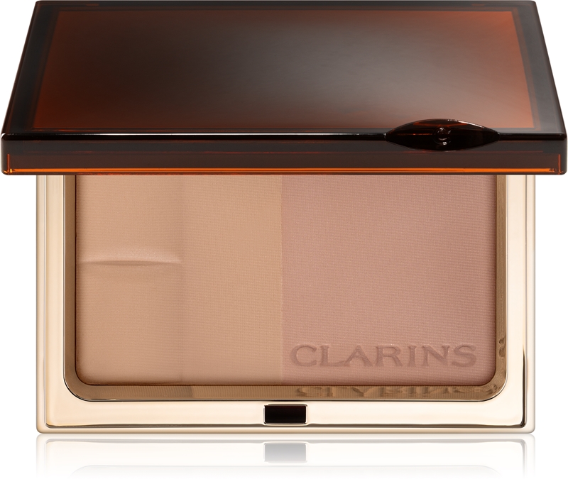 Clarins Bronzing Duo Mineral Powder Compact mineralischer bronzierender ...
