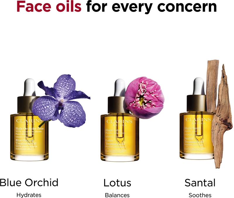 Clarins Blue Orchid Treatment Oil Antioksüdantsed näoõlid päevaks ja ...