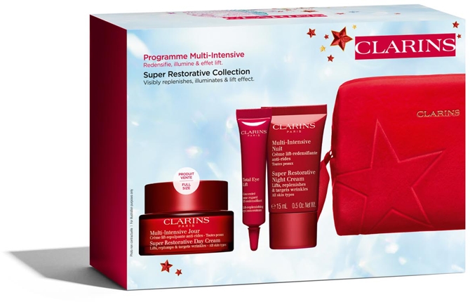 Clarins Super Restorative Collection dárková sada pro zralou pleť ...