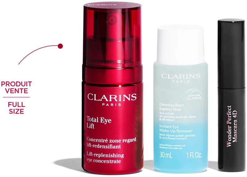 Clarins Total Eye Collection Gift Set for the eye area 01 Perfect Black ...