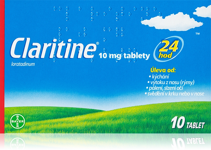 Claritine Claritine 10 mg tablety k léčbě příznaků celoroční i sezónní ...