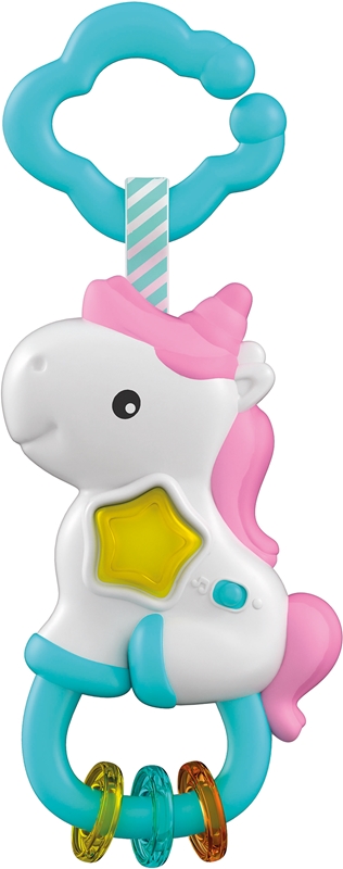 Clementoni Baby Magic Unicorn - Light & Melodies electronic rattle ...