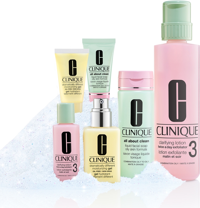 Clinique 3 Steps Skincare Set For Oily Skin Geschenkset (für das Gesicht)