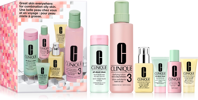 Clinique Skincare Set 3-Step Skincare Set For Oily Skin Gift Set voor ...