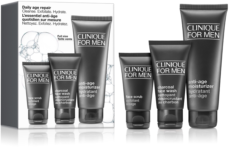 Clinique For Men™ Daily Age Repair gift set with anti-ageing effect for ...