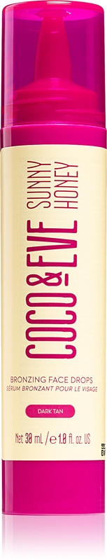 Coco & Eve Sunny Honey Bronzing Face Drops Zelfbruinende Druppels voor ...