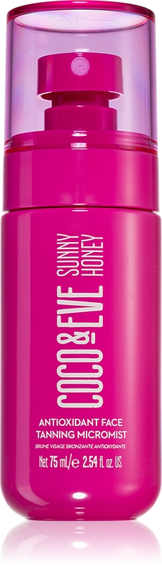 Coco & Eve Sunny Honey Antioxidant Face Tanning Micromist self-tanning ...