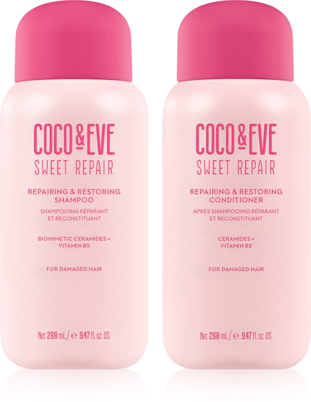 Coco & Eve Sweet Repair Hair Rehab Kit conjunto para cabelo pintado e ...