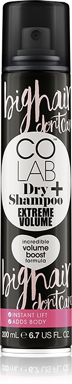 COLAB Extreme Volume champô seco para dar volume ao cabelo com fixação ...