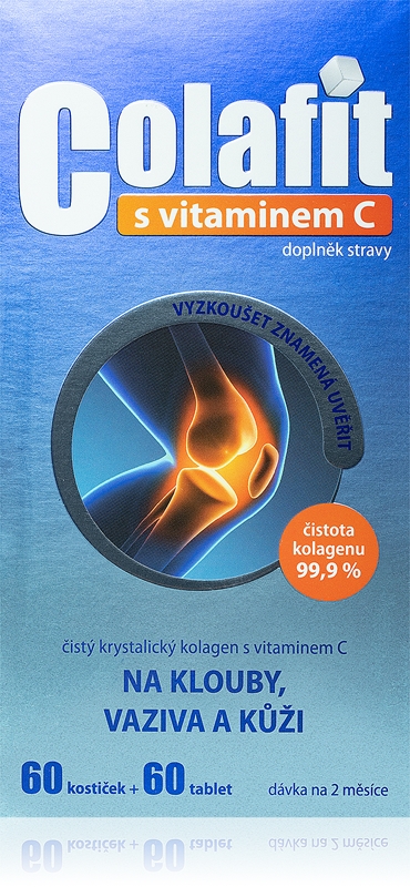 COLAFIT s Vitamínem C kostičky a tablety na klouby, vaziva a kůži ...