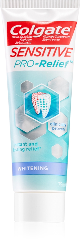 Colgate Sensitive Pro Relief + Whitening Paste mit bleichender Wirkung ...