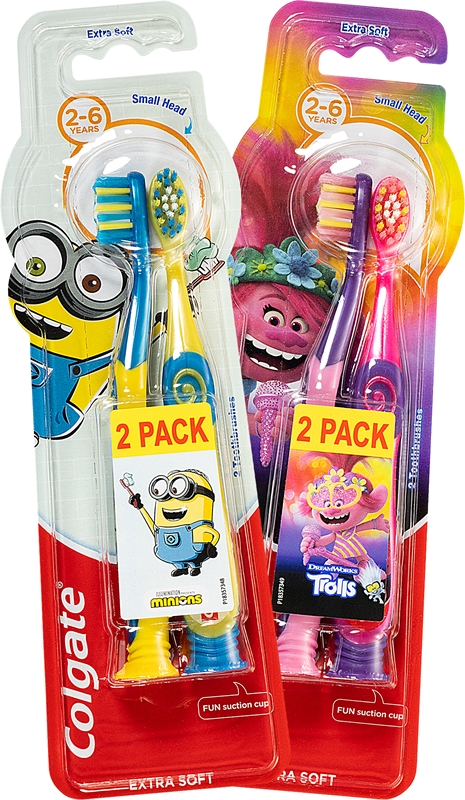 Colgate Smilies Trolls toothbrush for children extra soft | notino.co.uk