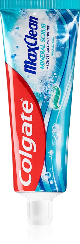 Colgate Max Clean Mineral Scrub gel dental para hálito fresco | notino.pt