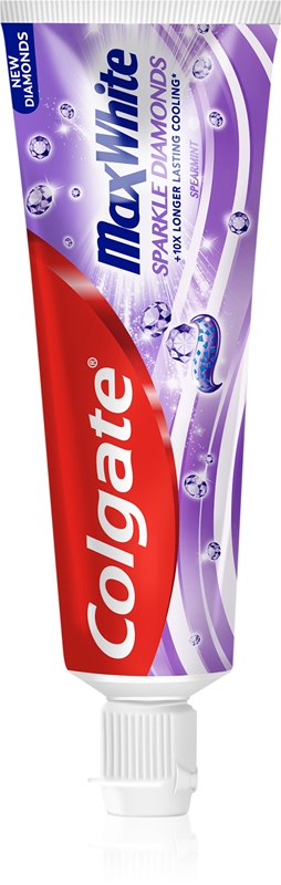 Colgate Max White Sparkle Diamonds whitening toothpaste for teeth ...