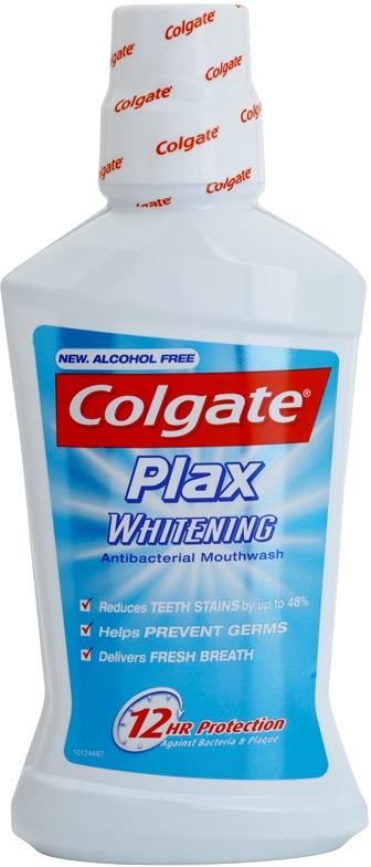 Colgate Plax Whitening elixir antibacteriano com efeito branqueador ...