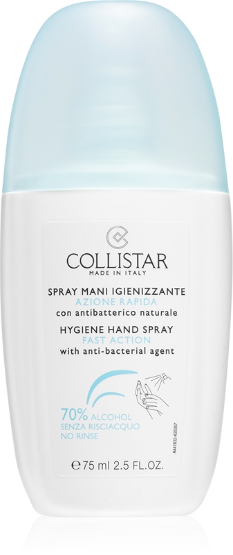 Collistar Hygiene Hand Spray hand cleansing spray with antibacterial ...