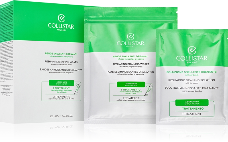 Collistar Reshaping Draining Wraps termoaktivní bandáže proti ...