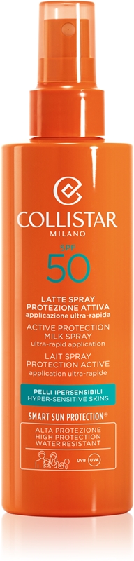 Collistar Active Protection Milk Spray SPF 50 opaľovacie mlieko v ...