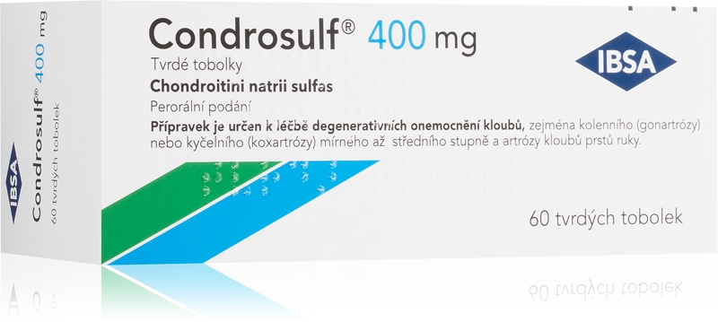 Condrosulf Condrosulf 400 mg tvrdé tobolky při kloubních obtížích ...