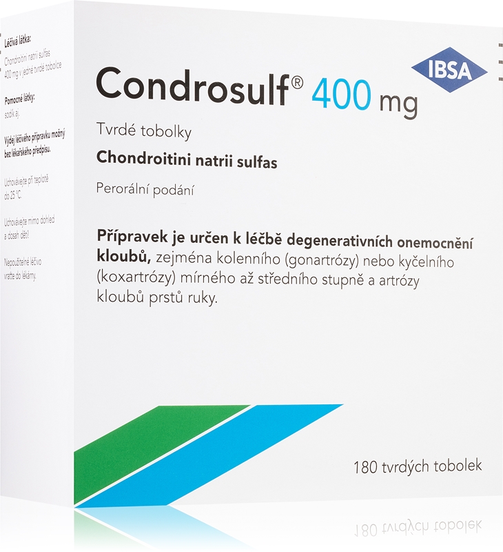 Condrosulf Condrosulf 400 mg tvrdé tobolky při kloubních obtížích ...
