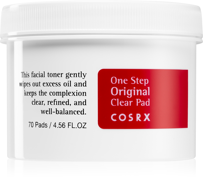 Cosrx One Step Original Cleaning Pads to reduce oily skin | notino.ie