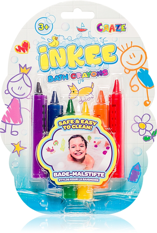 Craze INKEE Bath Crayons coloured pencils for the bath | notino.ie